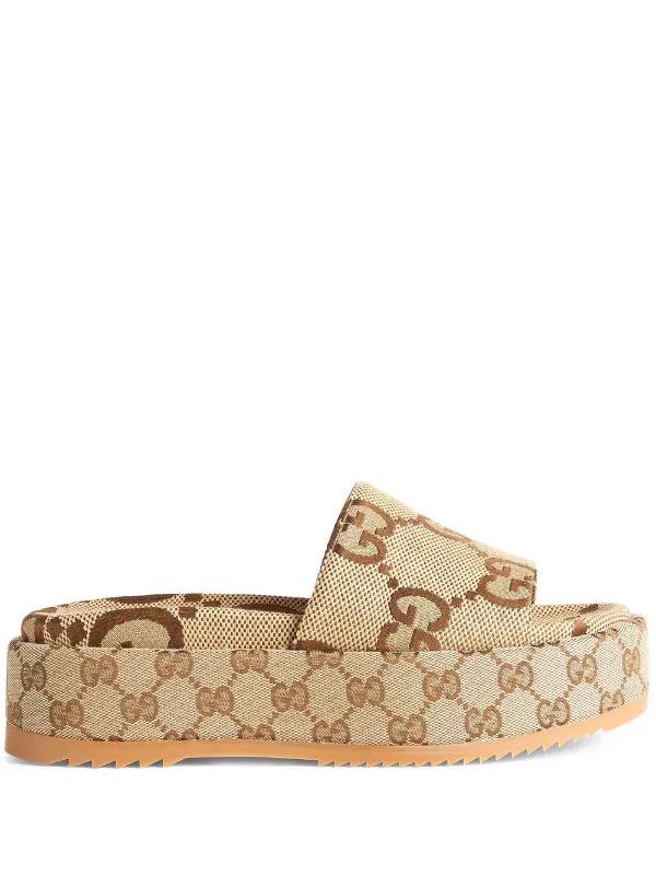 GUCCI WOMEN'S PLATFORM SLIDE SANDAL – FlyAvenue